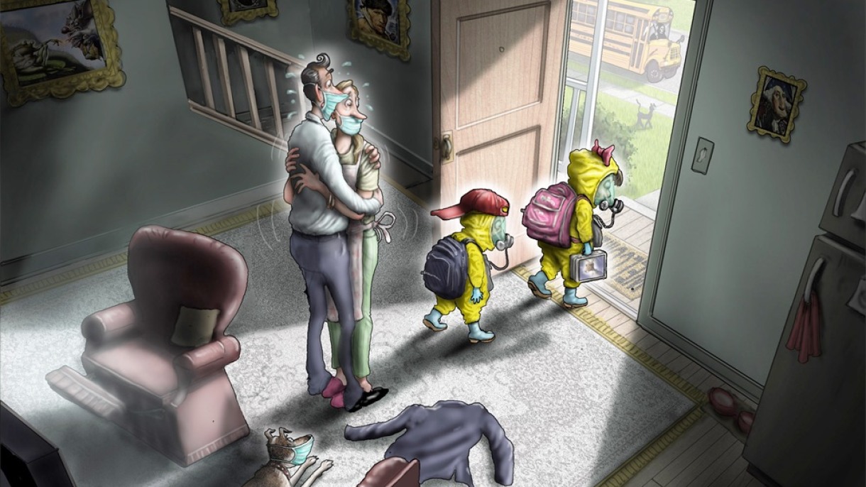 Conversations on COVID: Studying the pandemic through cartoons | Brown ...