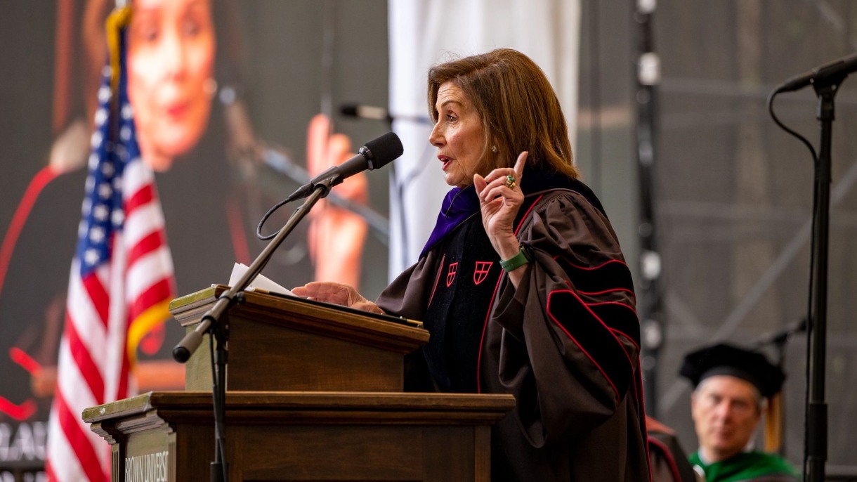 With advice from Pelosi, Paxson and peers, Brown’s Class of 2022 ...
