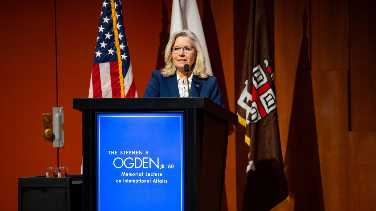 At Brown, former U.S. Rep. Liz Cheney emphasizes the importance of ...