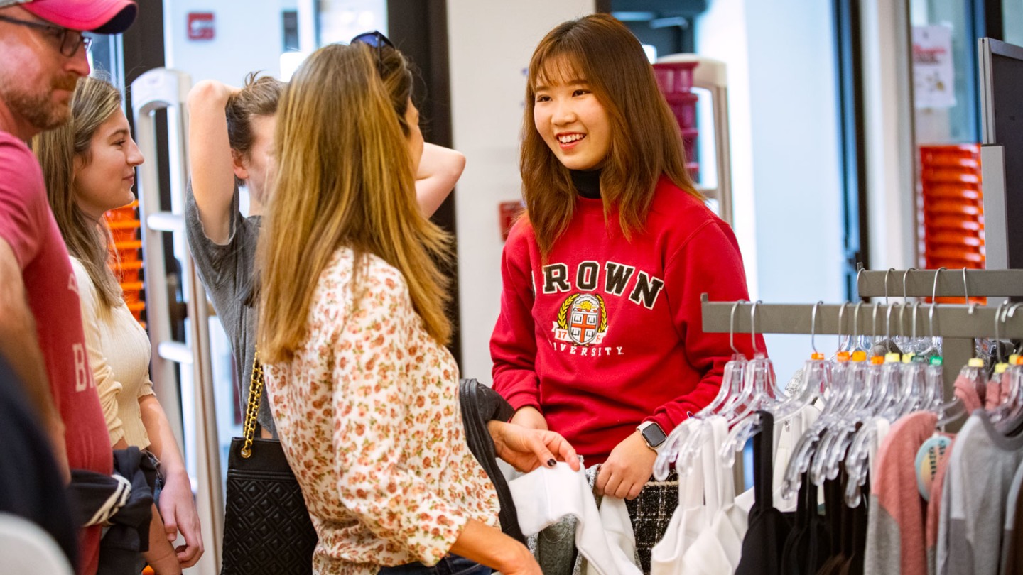 Brown-RISD student launches upcycled fashion collaboration with University Bookstore | Brown ...