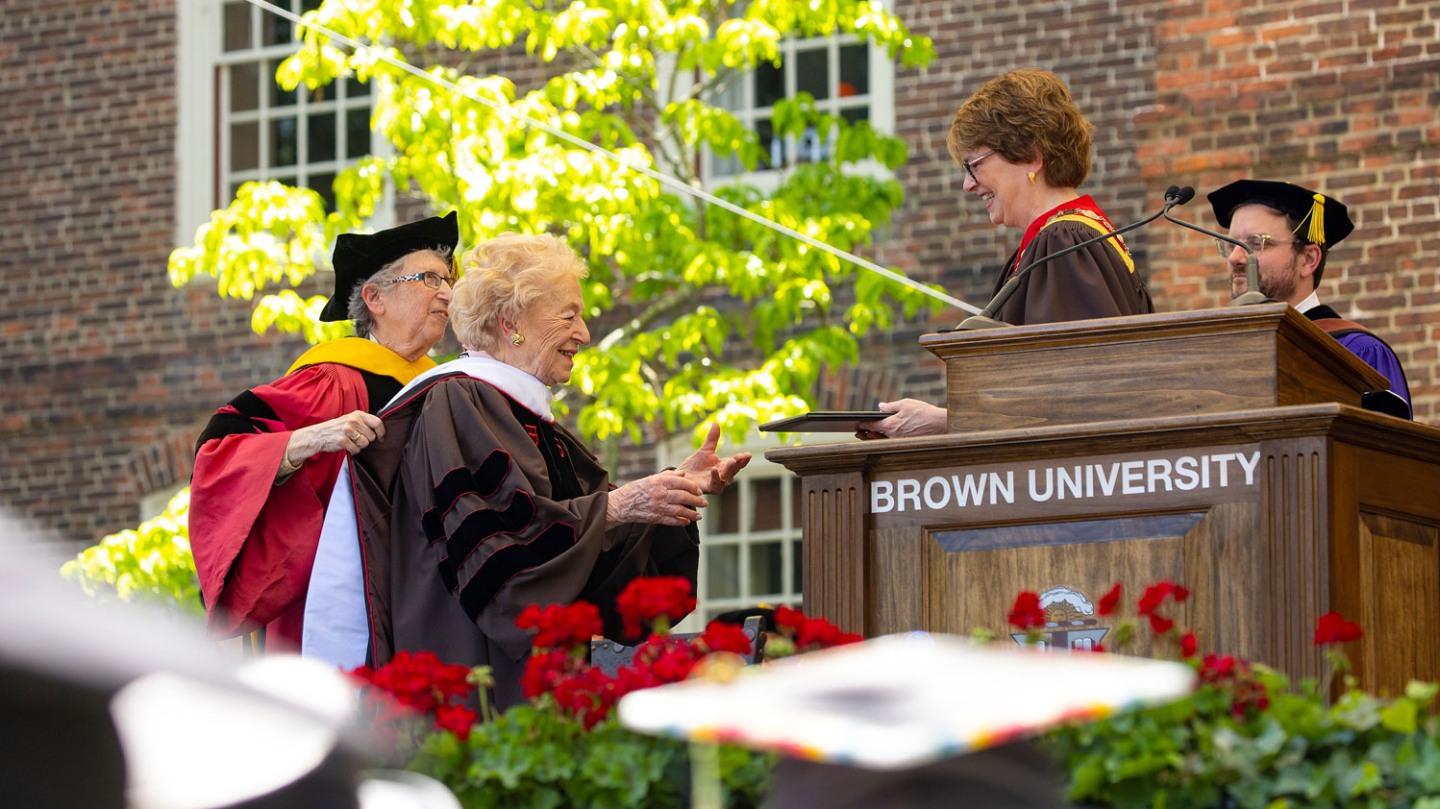 Brown confers six honorary doctorates | Brown University