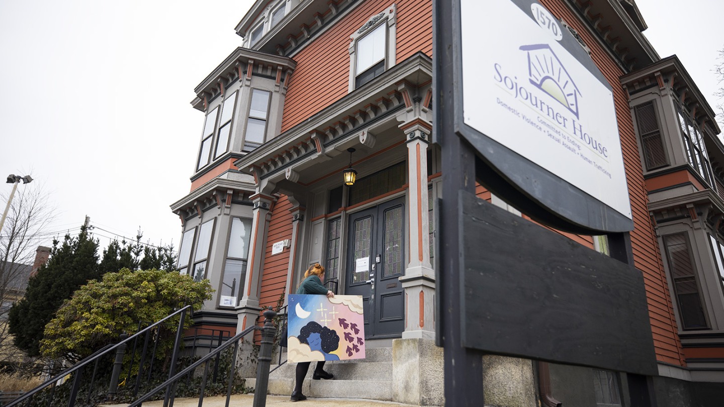 Artistry for advocacy: Brown students brighten Sojourner House with ...