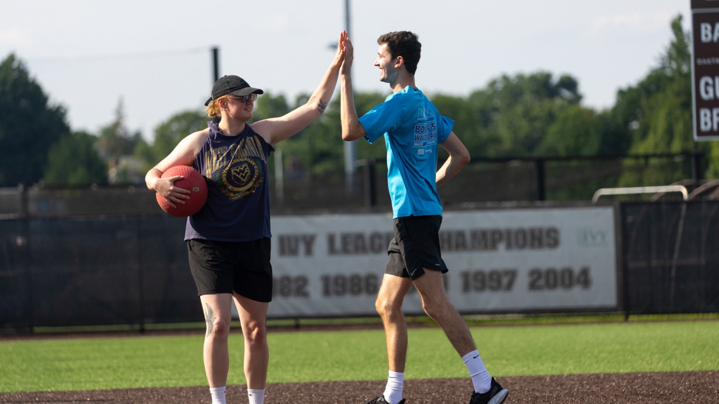 Photos: Getting a kick out of Brown’s intramural summer kickball league ...