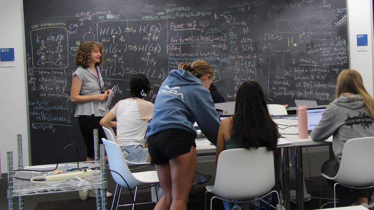 Rhode Island high schoolers embrace STEM lessons at ICERM’s Girls Get ...