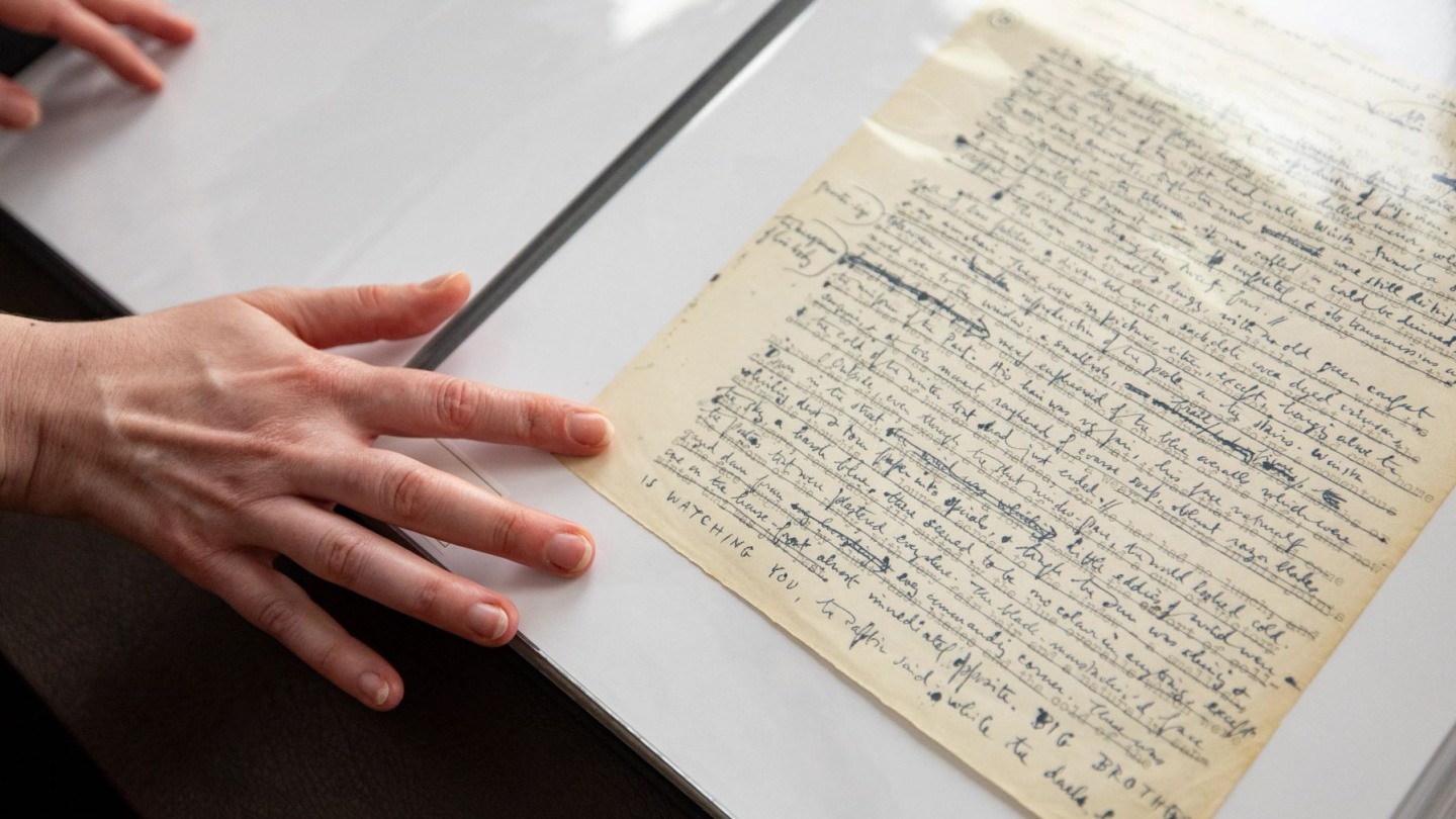 Original manuscript of George Orwell’s ‘1984’ is a highlight of Brown’s ...