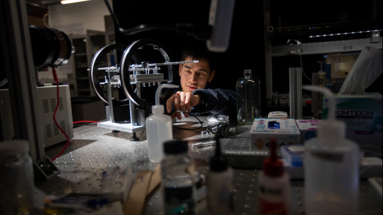 Undergraduate maker finds home in engineering research lab | Brown ...